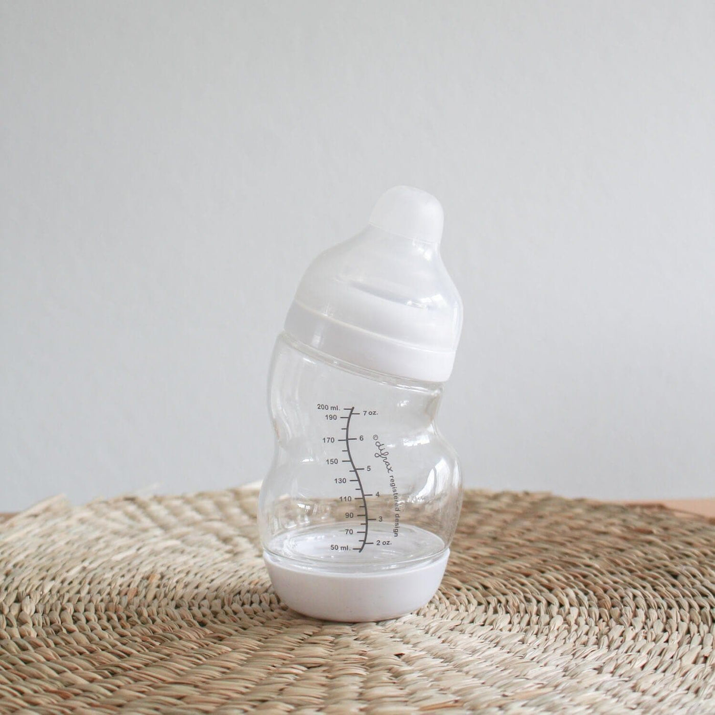Difrax | Glazen Anti-Colic S-babyfles Wide 200 ml